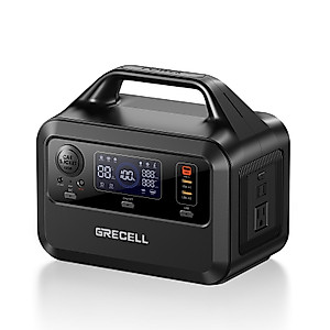 Portable Power Station 300W, 230Wh LiFePO4 Battery Backup 1.5 Hour Fast Charging, With 100W USB-C PD Output, Solar Generator for Home Outage Camping