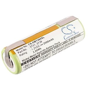 SHINEAR 2500mAh Battery Replacement for Oral-B Professional Care 8300 Triumph 9900 Triumph 9000 Triumph 9500 Professional Care 8500 9900 Toothbrush Professional Care 9500 3731 3738 (1.2V)