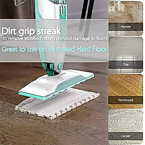 Y-Step 8 Pack Shark Steam Mop Replacement Pads, Compatible with Shark S1000 Series, S1000 S1000A S1000C S1000WM Steam and Scrub All-in-One Scrubbing Mop for Tile and Hardwood Floor Washable