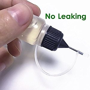 JOYWEE (30 Pack, 5ml) Needle Bottle dropper bottle eliquid bottle liquid bottle squeeze bottle Steel Needle TIP Dropper Bottle