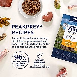 ZIWI Peak Air-Dried Cat Food – All Natural, High Protein, Grain Free & Limited Ingredient with Superfoods (Chicken, 14 oz)