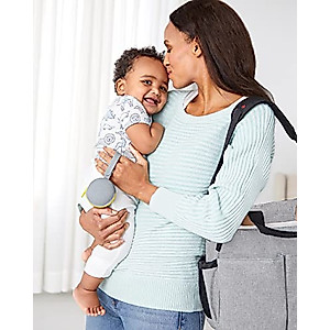 Skip Hop Silicone Pacifier Holder, Grab & Go, Grey