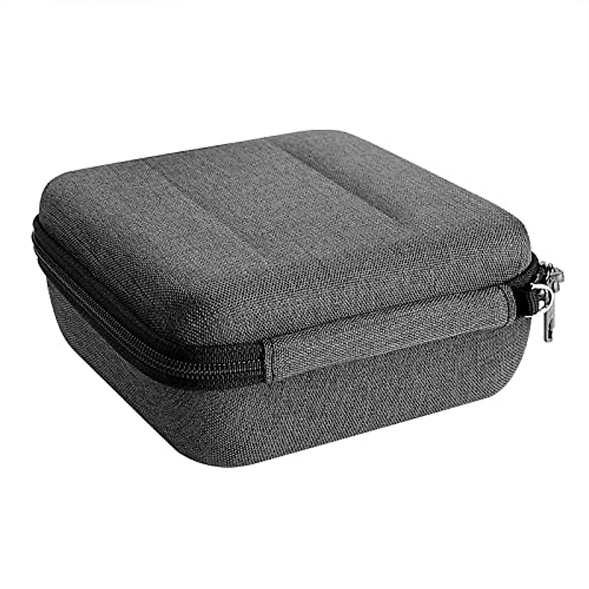 Geekria Shield Case Compatible with 2021 Appl TV 4K (32GB / 64GB) Case, Replacement Hard Shell Travel Carrying Bag with Room for Remote Controllers and Accessories (Grey)