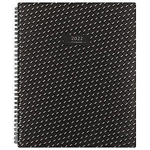 2022 Weekly & Monthly Planner by AT-A-GLANCE, 8-1/2" x 11", Large, Block Format, Elevation, Black (75950P05)