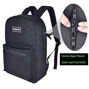 MZIPLINE Laptop Backpack Bag - Smell Proof- With TSA Lock & Key Anti Theft Travel Daypack bag Rucksack for Men & Women