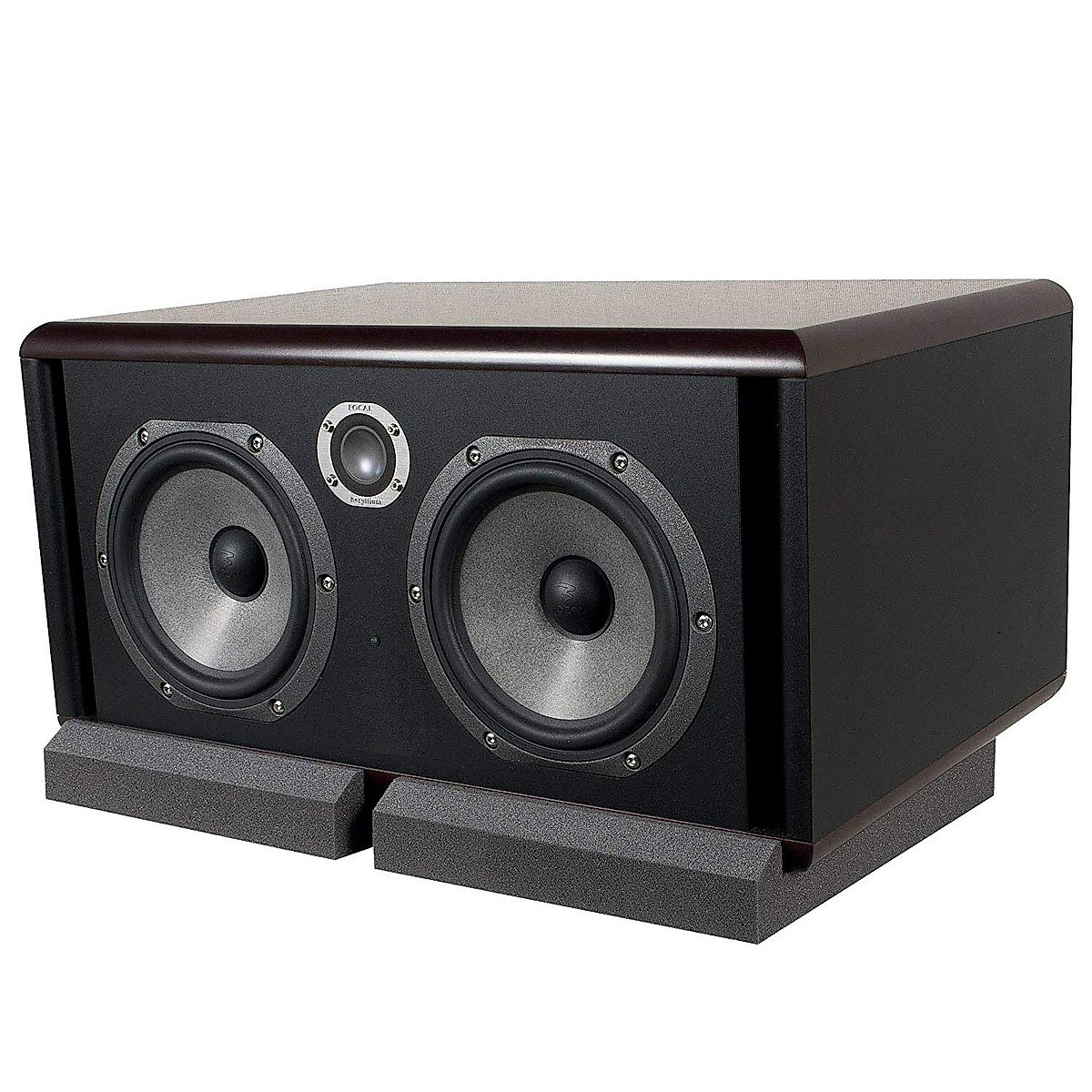 AxcessAbles Large Studio Speaker Isolation Pads for Monitors 8-inch, 7 or 6.5 | Speaker Isolation Pads for Yamaha HS, KRK ROKIT | Speaker Risers | Acoustic Isolation Speaker Foam