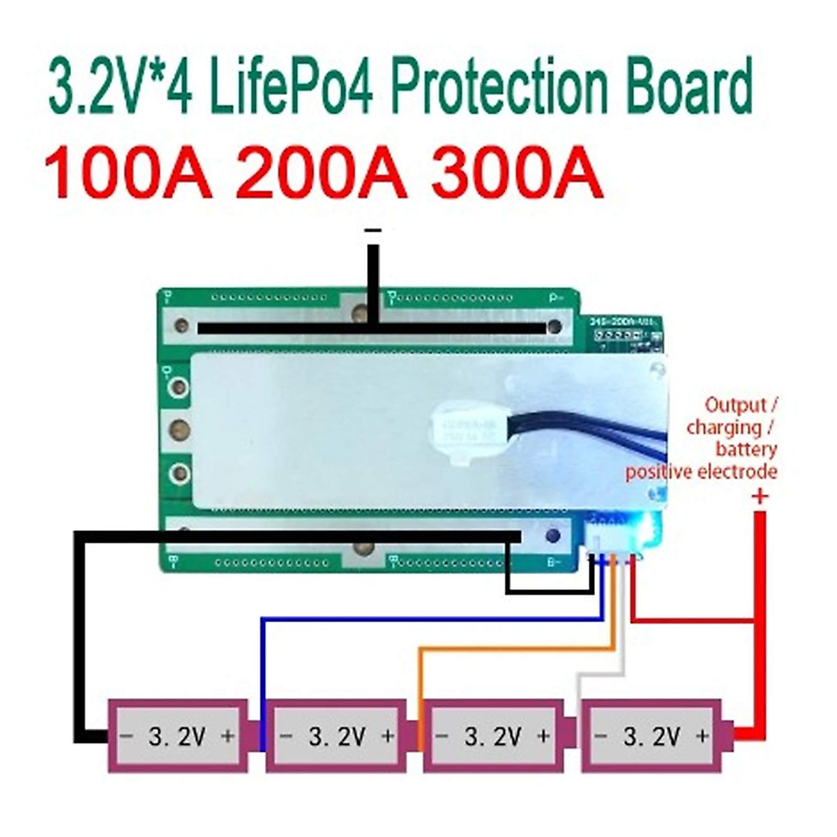 for LifePo4 Protection Plate Automatic Protection Lithium Iron Phosphate Protection Board Over‑Discharge Protection Durable for Home Office