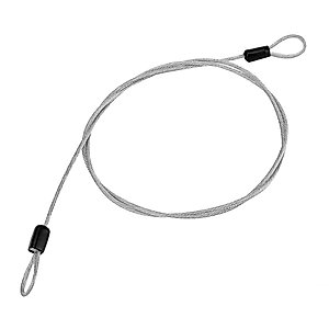 Haowecib Cable Bicycle Lock, Exquisite Stainless Steel Cable Lock for Bicycle for Bike(Silver)