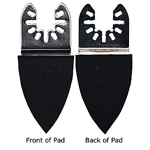 XXGO 52 Pcs Finger Oscillating Multi Tool Sanding Pads Accessories Kits Compatible with Bosch, Chicago, Craftsman, Dremel, Fein, Harbor Freight, Makita, Milwaukee, Porter Cable, Ridgid XG3052