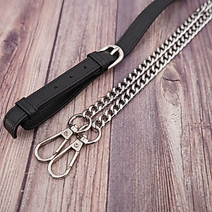 AG Wallets Women's Double Zipper RFID Leather Wristlet Wallet (Black Wax Finish)