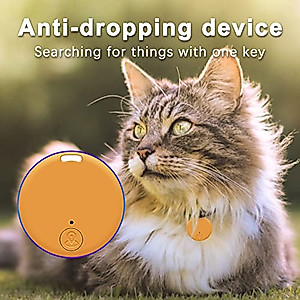 SuanlaTDS Portable GPS Tracking Bluetooth Mobile Key Tracking with Ring,Smart Anti-Loss Device Waterproof Device Tool Pet Locator for Pet Cats Dogs Wallet Key