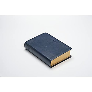 NLT Compact Giant Print Bible, Filament Enabled (LeatherLike, Navy Blue Cross, Indexed, Red Letter)