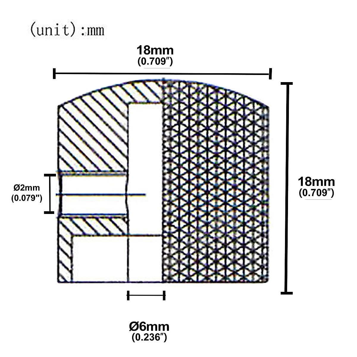 harpfeas 4 Pcs Metal Volume Tone Dome Tone Guitar Speed Control Knobs with Allen Keys Screws Set for Fender Strat Telecaster Gibson Les Paul Electric Guitar or Bass (Black)