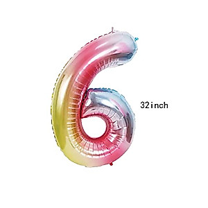 Little Mermaid Balloons Party Supplies Princess Mermaid 6th Birthday Balloon Bouquet Decorations (Mermaid 6th Birthday)