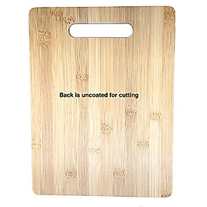 Regalo para abuela: tabla de cortar de bambú grabada (22 x 30 cm) Gift for Grandma in Spanish-Engraved bamboo cutting board 9"x12"