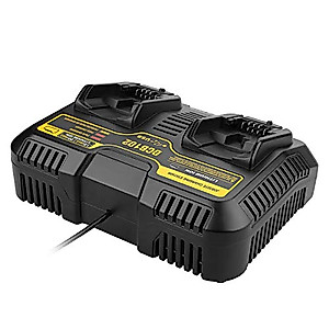 Powilling DCB102BP Replacement Charger for DeWalt DCB102BP 20-Volt MAX Jobsite Charging Station