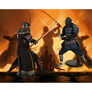 DS. DISTINCTIVE STYLE 1/6 Scale Action Figure Display Stand Set (U and C Clips) for 12 Inch Action Figure, Adjustable Height (5 to 8 Inches)