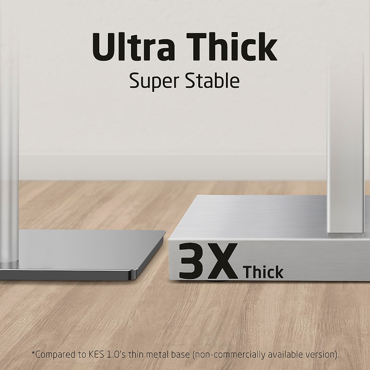 KES Freestanding Towel Rack for Bathroom, Floor Towel Racks for Bathroom with Weighted Base 2-Tier, Double Bath Towel Holder 18/8 Stainless Steel Brushed Finish, BTH231-2