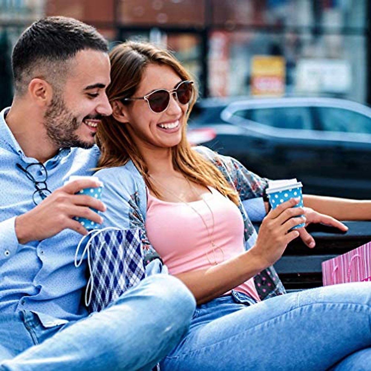 Garden Bench Patio Bench Outdoor Park Bench Metal Outside Porch Chair Seat Cast Iron Steel Frame Sturdy Bench Patio Furniture for Yard Porch Entryway Lawn Decor Deck, Black, 46 in