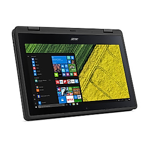Acer SP111-31N-C4UG Spin 1, 11.6" Full HD Touch, 2 in 1 Laptop, Celeron N3350, 4GB DDR3L, 32GB Storage, Office 365, Stylus, Obsidian Black
