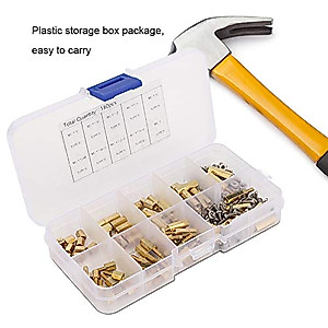 Standoff Spacer Pillar, Durable Practical Screw Spacer M2.5 Brass Standoff Spacer Brass Material for Industrial Equipment