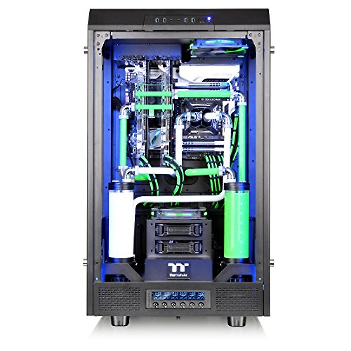 Thermaltake Tower 900 Black Edition Tempered Glass Fully Modular E-ATX Vertical Super Tower Computer Chassis CA-1H1-00F1WN-00