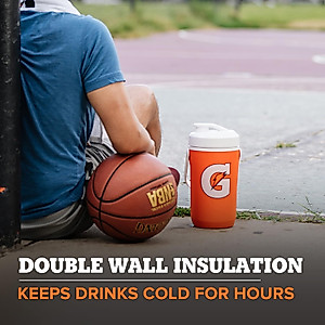 Gatorade Half Gallon Cooler Jug, Sports Hydration Jug, BPA-Free, 64oz, Double Wall Insulation​