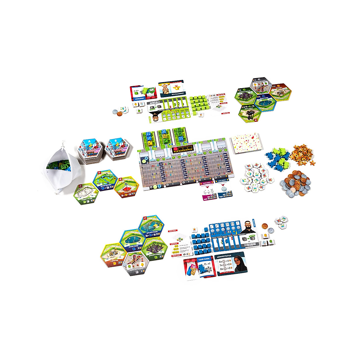 Alley Cat Games Dice Theme Park Blue