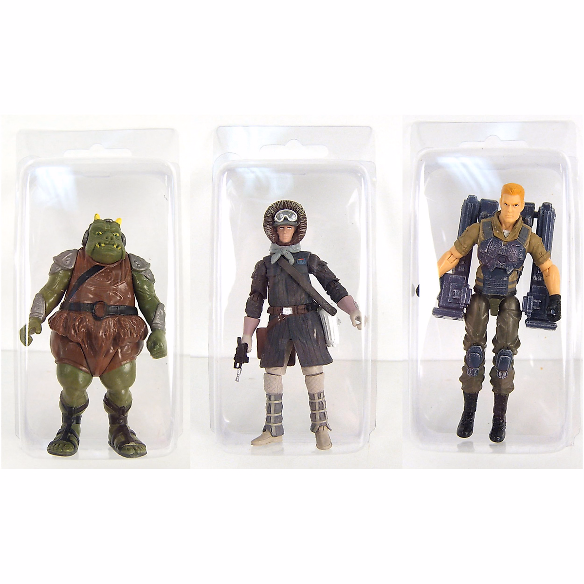 Protech SSAFBLARGE Storage / Display Action Figure Clamshell Storage Case, 2.375" W x 4.5" H x 1.3" D, 10-Pack