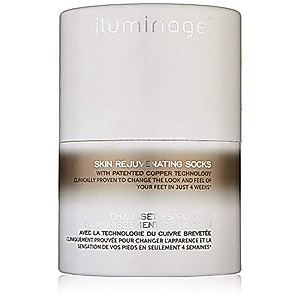 Iluminage. Skin Rejuvenating Socks with Anti-Aging Copper Oxide - M/L