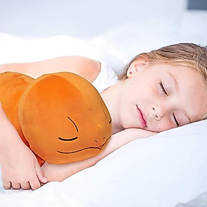 Pokemon Charmander Plush, 18-Inch Plush Toy - Adorable Sleeping Charmander - Ultra-Soft Plush Material, Perfect for Playing, Cuddling & Sleeping - Gotta Catch ‘Em All