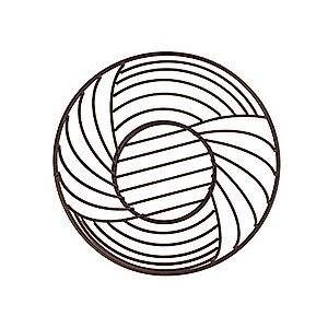 Spectrum Diversified Wright Small Steel Wire Produce Basket, Fruit Basket & Vegetable Holder, Modern Kitchen Countertop Food Storage Bowl, Bronze