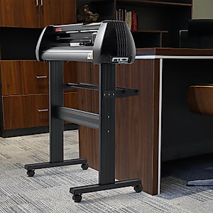 VEVOR Off-line Vinyl Cutter Machine 870mm Vinyl Printer U-Disk, 34 inch Plotter Printer with Accessories & Floor Stand Vinyl Cutting Machine Adjustable Force and Speed for Sign Making Plotter Cutter