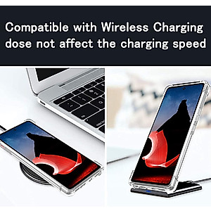 ZHIYIWU Designed for Moto ThinkPhone 5G Phone Case with Wristband Kickstand Ring Stand Clear Holder Kickstand Slim Transparent Soft Silicone TPU Shockproof Anti-Scratch Protective Cover - Clear