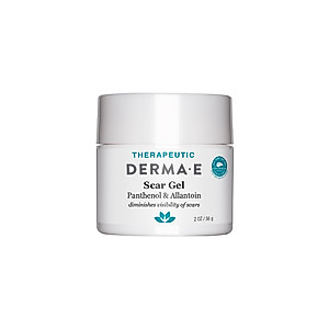 Derma E Scar Gel – Scar Treatment for Face – Hydrating Gel for Acne Scars, Burns & Stretch Marks with Panthenol & Allantoin, 2 oz