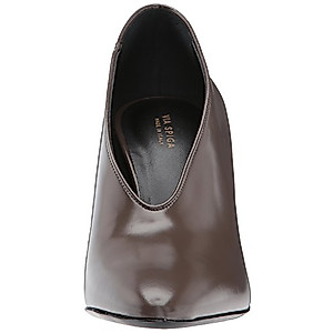 Via Spiga Women's Baran Block Heel Pump, Bark Leather, 5 M US