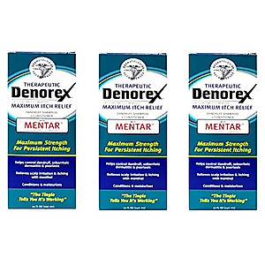 Denorex Therapeutic Dandruff Shampoo + Conditioner, Maximum Itch Relief 10 oz (Pack of 3)