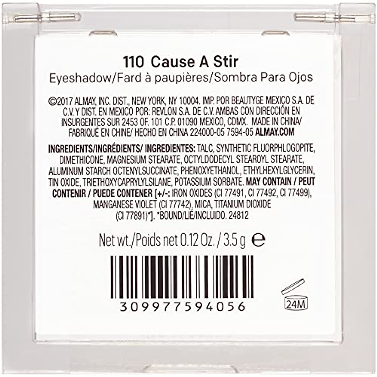 Almay Shadow Squad, Cause A Stir, 1 count, eyeshadow palette, Gel,Powder