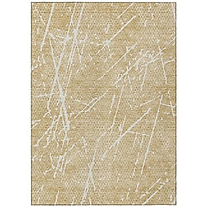 Addison Rugs Chantille ACN628 Beige 9' x 12' Indoor Outdoor Area Rug, Easy Clean, Machine Washable, Non Shedding, Bedroom, Living Room, Dining Room, Kitchen, Patio Rug