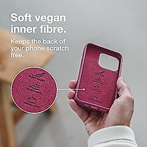 WOODCESSORIES - Phone Case for iPhone 13 Mini Case biodegradeable Red - Ecofriendly, Made of Plants
