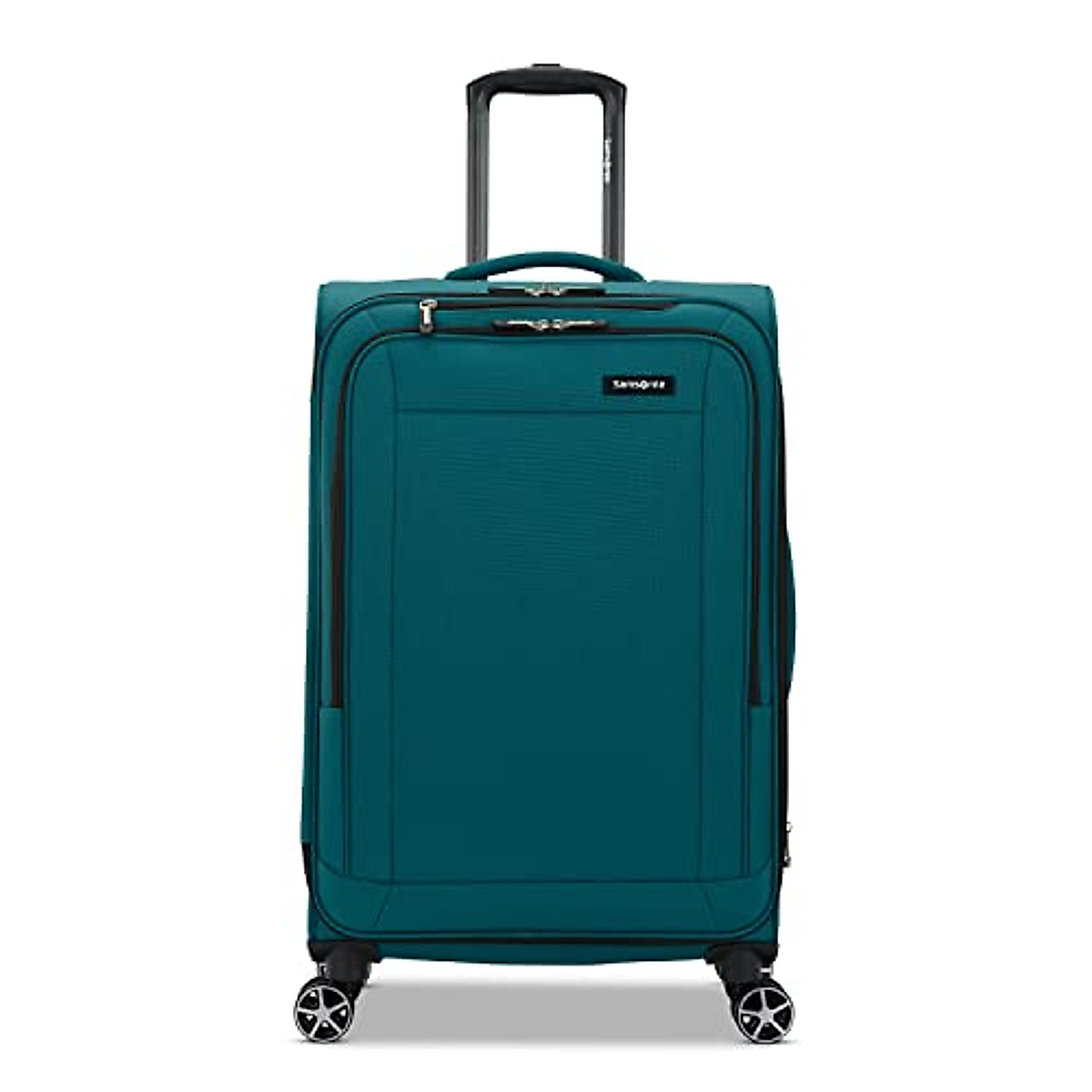 Samsonite Saire LTE Softside Expandable Luggage Wheels, Pine Green, Medium Spinner