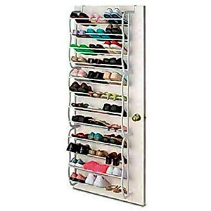 COLIBROX Trade Shop Over-The-Door Shoe Rack 36 Pairs forWall Hanging Closet Organizer Storage Stand