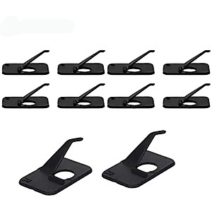 10pcs Black Plastic Arrow Rest Archery RH Recurve Bow Arrow Rest Hunting Shooting Targeting Accessory Right Hand