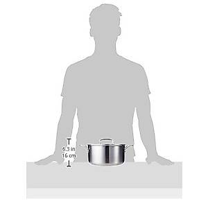 Cuisinart MCP44-24N MultiClad Pro 6-Quart Skillet, Saucepot w/Cover