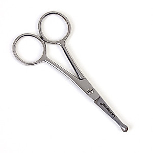 Lionesse Nose Hair Scissors, Small Scissors Round Tip Design, Hair Trimming Scissors For Hair, Nose Beard Mustache Eyebrow Scissors, Bikini Trimmer