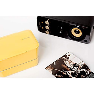 TAKENAKA Bento Bite Dual from, Eco-Friendly and Sustainable Japanese Style Bento Lunch Box (Lemon Zest)