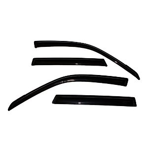 Auto Ventshade [AVS] Ventvisor / Rain Guards | Outside Mount, Smoke Color, 4 pc | 94135 | Fits 2006 - 2009 Suzuki Grand Vitara