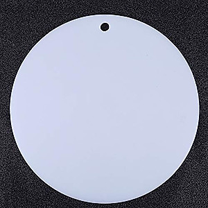 GULRUH Wood Cutting Boards for Kitchen, Round/Square Multifunctional Cutting Board High Hardness Cutting Board Washable Kitchen Accessories Durable and Non-Greasy Kitchen Tools (Size : Medium)