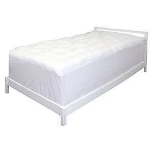 Mgm Grand Hotel Laundry 2.5" Overfilled Micro Plush Fiberbed Mattress Topper - White Queen