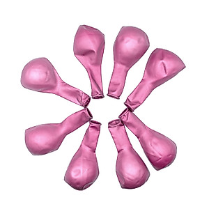 oditton Pink Balloons, 50PCS Birthday Balloons, Glossy Balloons, 12inch(30cm) 100% Latex Helium Balloons, Birthday Wedding Baby Shower Graduation Anniversary Party Decorations